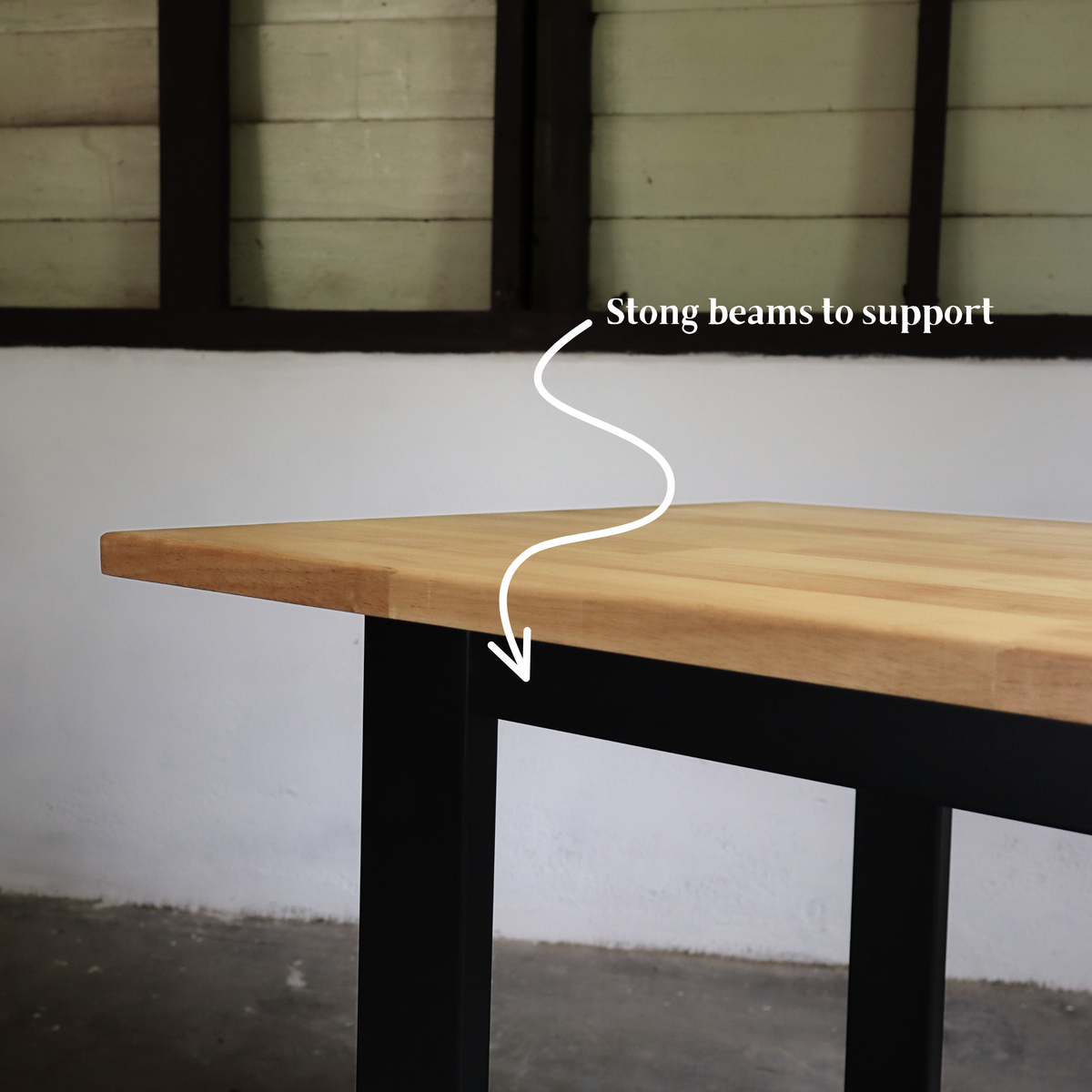 Beleco Table | Solid wood working desk